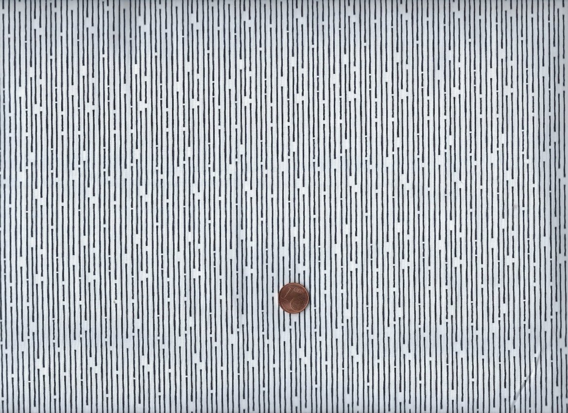 Quilt Cabin Line up Black on White, 21,00