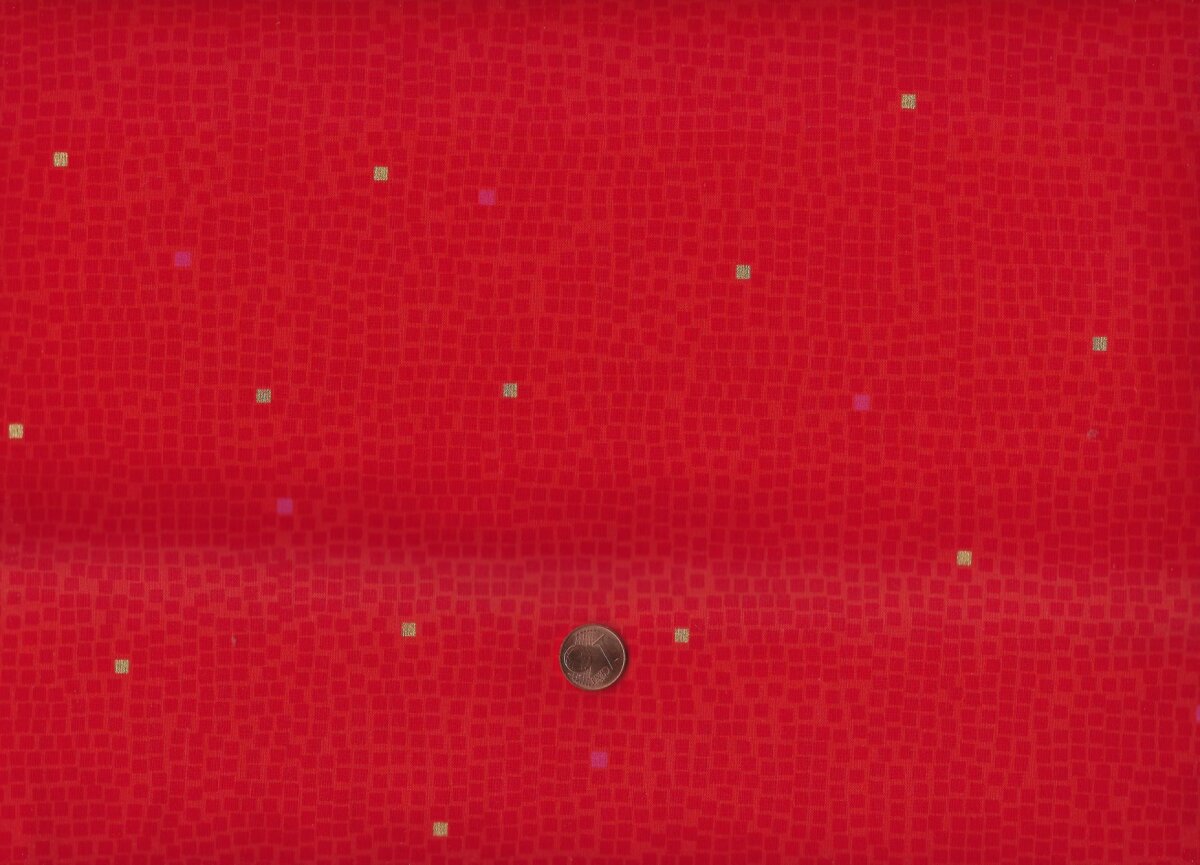 Quilt Cabin Ruby Star Jolly Pixel Basic ruby met., 21,00